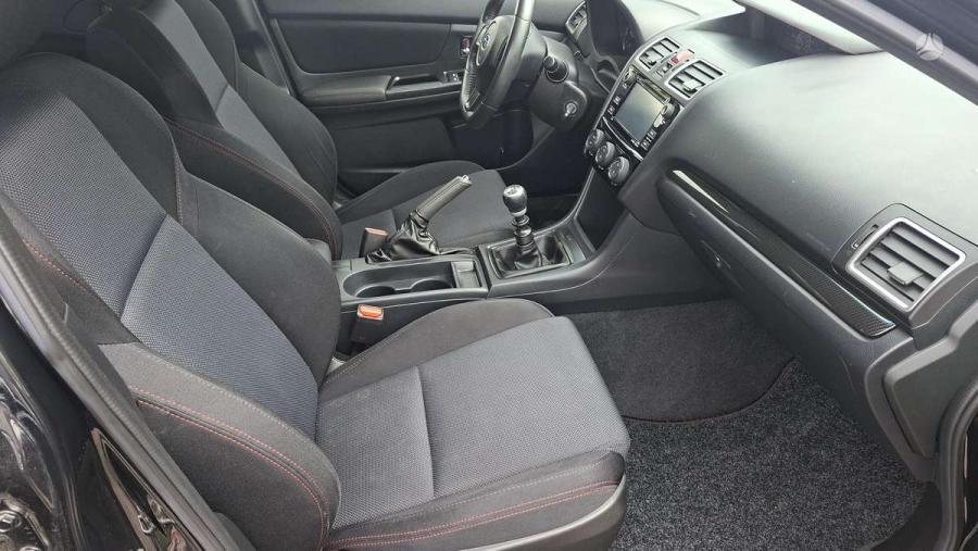 Black Subaru Impreza WRX 2018 in Kaunas, with an engine capacity of 2.00 L and mileage of 195 thousand km for 13900 €, photo 16 on AUTOMOTO.COM.LV