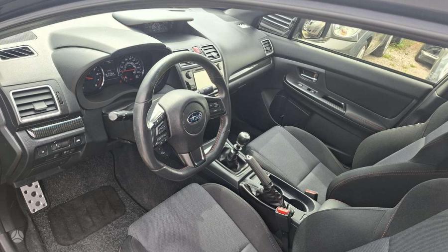 Black Subaru Impreza WRX 2018 in Kaunas, with an engine capacity of 2.00 L and mileage of 195 thousand km for 13900 €, photo 21 on AUTOMOTO.COM.LV