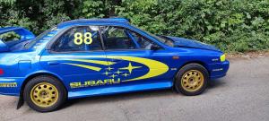 Zils Subaru Impreza WRX 2000 Šauļi, ar dzinēja tilpumu 3.00 L un nobraukumu 2 tūkst. km par 10950 €, foto 5 vietnē AUTOMOTO.COM.LV
