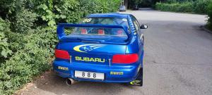 Zils Subaru Impreza WRX 2000 Šauļi, ar dzinēja tilpumu 3.00 L un nobraukumu 2 tūkst. km par 10950 €, foto 7 vietnē AUTOMOTO.COM.LV