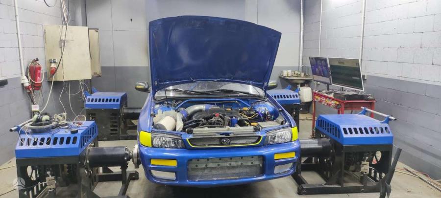 Zils Subaru Impreza WRX 2000 Šauļi, ar dzinēja tilpumu 3.00 L un nobraukumu 2 tūkst. km par 10950 €, foto 9 vietnē AUTOMOTO.COM.LV