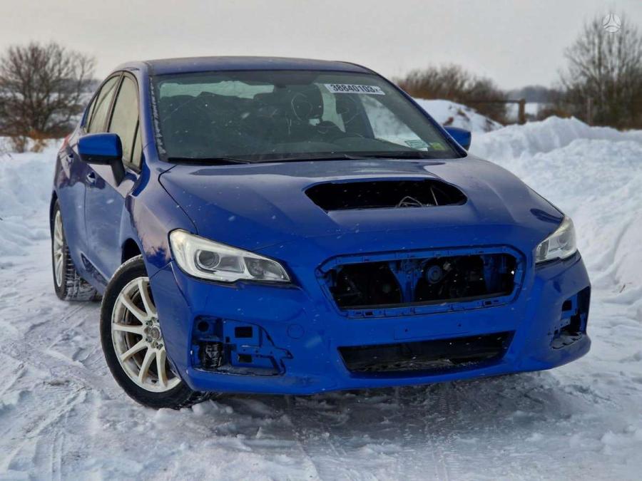 Blue Subaru Impreza WRX 2015 in Vilnius, with an engine capacity of 2.00 L and mileage of 85 thousand km for 10200 €, photo 7 on AUTOMOTO.COM.LV