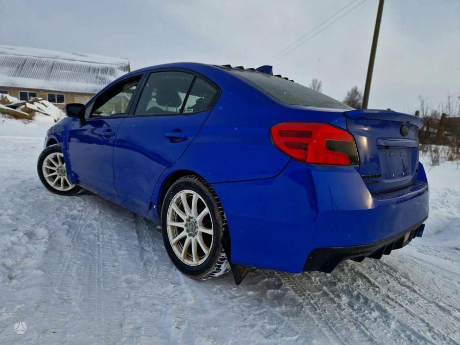 Blue Subaru Impreza WRX 2015 in Vilnius, with an engine capacity of 2.00 L and mileage of 85 thousand km for 10200 €, photo 10 on AUTOMOTO.COM.LV