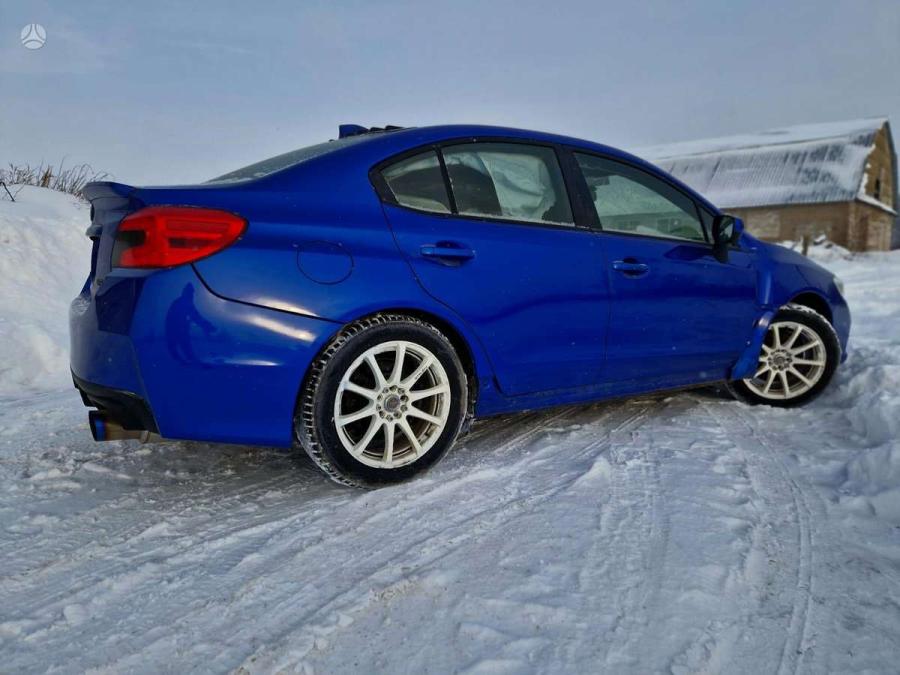 Blue Subaru Impreza WRX 2015 in Vilnius, with an engine capacity of 2.00 L and mileage of 85 thousand km for 10200 €, photo 12 on AUTOMOTO.COM.LV