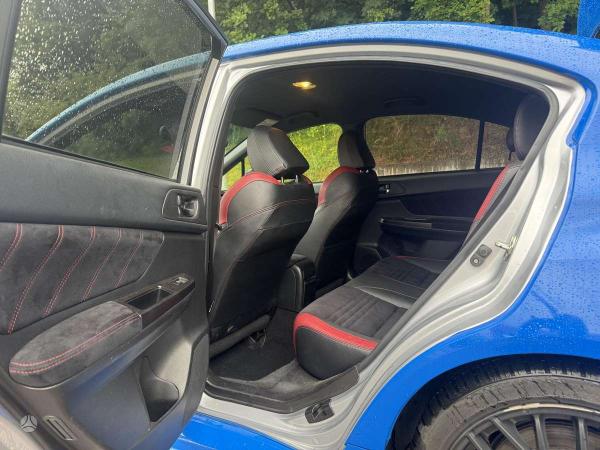 Blue Subaru Impreza WRX 2015 in Vilnius, with an engine capacity of 2.46 L and mileage of 132 thousand km for 17000 €, photo 8 on AUTOMOTO.COM.LV