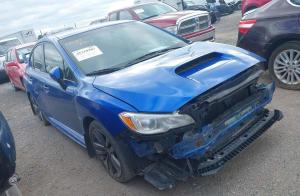 Zils Subaru Impreza WRX 2016 Viļņa, ar dzinēja tilpumu 2.00 L un nobraukumu 273 tūkst. km par 7900 €, foto  vietnē AUTOMOTO.COM.LV