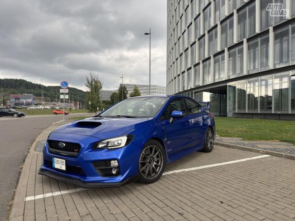Blue Subaru Impreza WRX 2016 in Vilnius, with an engine capacity of 2.50 L and mileage of 94 thousand km for 23990 €, photo 1 on AUTOMOTO.COM.LV