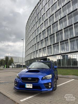 Blue Subaru Impreza WRX 2016 in Vilnius, with an engine capacity of 2.50 L and mileage of 94 thousand km for 23990 €, photo 3 on AUTOMOTO.COM.LV