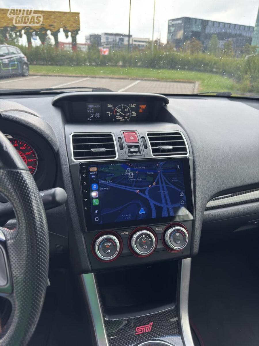 Blue Subaru Impreza WRX 2016 in Vilnius, with an engine capacity of 2.50 L and mileage of 94 thousand km for 23990 €, photo 10 on AUTOMOTO.COM.LV