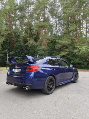 Blue Subaru Impreza WRX 2017 in Vilnius, with an engine capacity of 2.00 L and mileage of 129 thousand km for 14900 €, photo 4 on AUTOMOTO.COM.LV