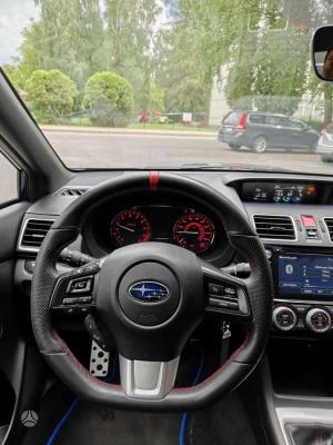 Blue Subaru Impreza WRX 2017 in Vilnius, with an engine capacity of 2.00 L and mileage of 129 thousand km for 14900 €, photo 9 on AUTOMOTO.COM.LV
