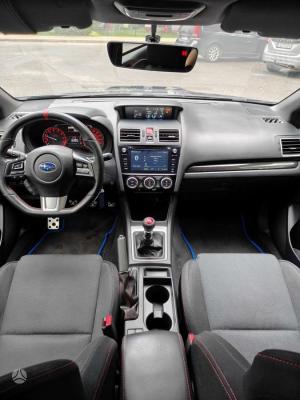 Blue Subaru Impreza WRX 2017 in Vilnius, with an engine capacity of 2.00 L and mileage of 129 thousand km for 14900 €, photo 10 on AUTOMOTO.COM.LV