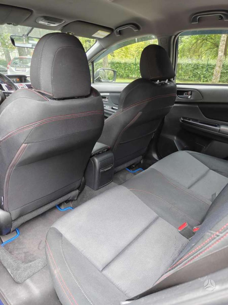 Blue Subaru Impreza WRX 2017 in Vilnius, with an engine capacity of 2.00 L and mileage of 129 thousand km for 14900 €, photo 11 on AUTOMOTO.COM.LV