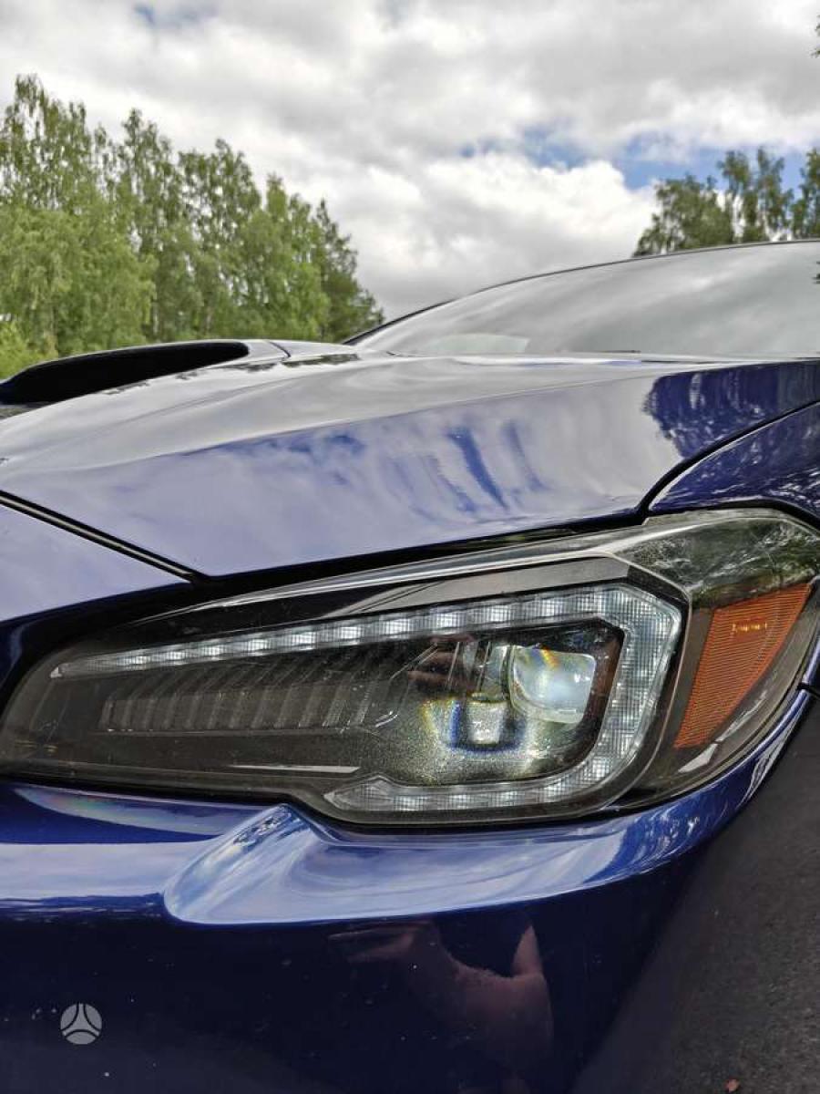 Blue Subaru Impreza WRX 2017 in Vilnius, with an engine capacity of 2.00 L and mileage of 129 thousand km for 14900 €, photo 12 on AUTOMOTO.COM.LV