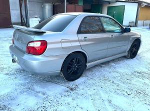 Grey Subaru Impreza WRX 2005 in Panevezys, with an engine capacity of 1.99 L and mileage of 195 thousand km for 7500 €, photo 3 on AUTOMOTO.COM.LV