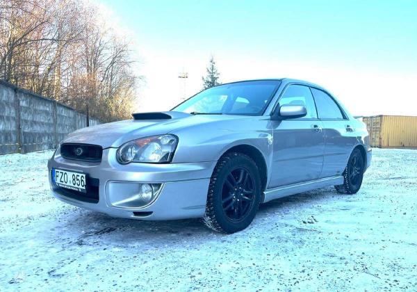 Grey Subaru Impreza WRX 2005 in Panevezys, with an engine capacity of 1.99 L and mileage of 195 thousand km for 7500 €, photo 5 on AUTOMOTO.COM.LV