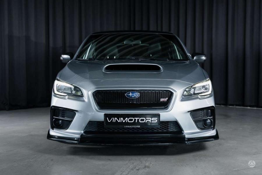 Grey Subaru Impreza WRX 2016 in Vilnius, with an engine capacity of 2.46 L and mileage of 163 thousand km for 20999 €, photo 3 on AUTOMOTO.COM.LV
