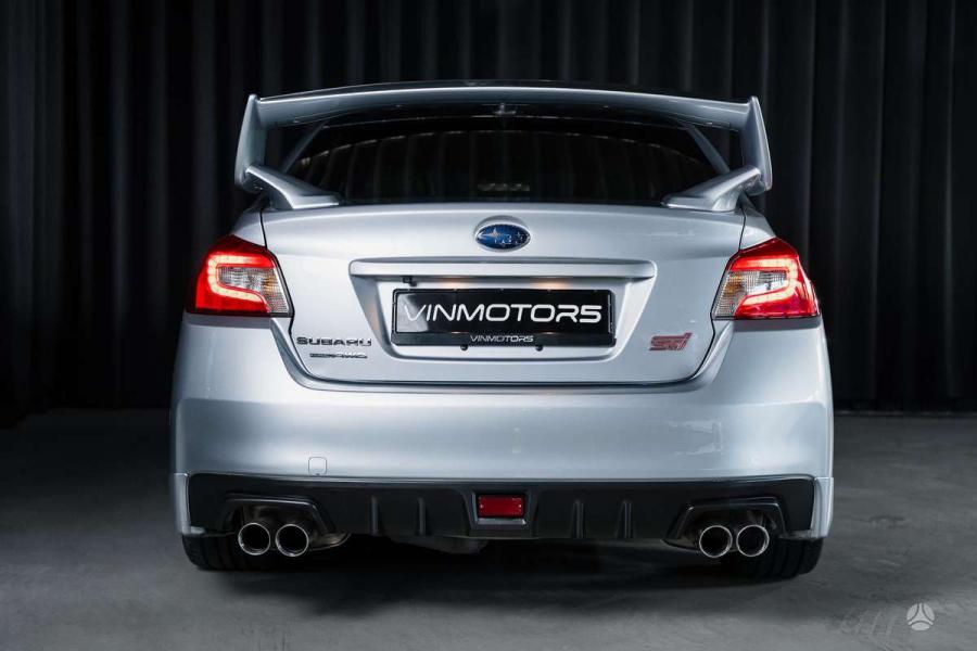 Grey Subaru Impreza WRX 2016 in Vilnius, with an engine capacity of 2.46 L and mileage of 163 thousand km for 20999 €, photo 6 on AUTOMOTO.COM.LV