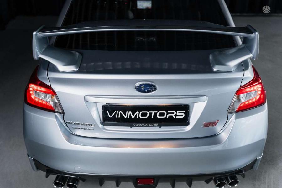 Grey Subaru Impreza WRX 2016 in Vilnius, with an engine capacity of 2.46 L and mileage of 163 thousand km for 20999 €, photo 14 on AUTOMOTO.COM.LV