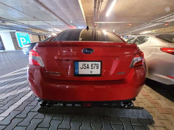 Red Subaru Impreza WRX 2018 in Vilnius, with an engine capacity of 2.00 L and mileage of 71 thousand km for 13999 €, photo 5 on AUTOMOTO.COM.LV