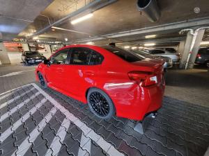 Red Subaru Impreza WRX 2018 in Vilnius, with an engine capacity of 2.00 L and mileage of 71 thousand km for 13999 €, photo 9 on AUTOMOTO.COM.LV