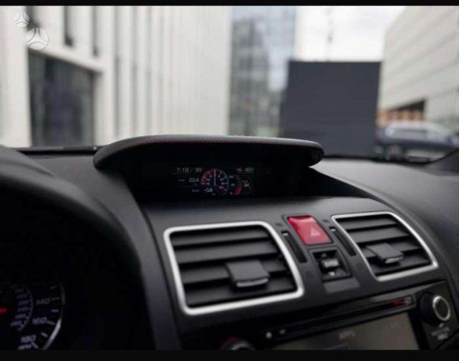 Red Subaru Impreza WRX 2018 in Vilnius, with an engine capacity of 2.00 L and mileage of 71 thousand km for 13999 €, photo 14 on AUTOMOTO.COM.LV