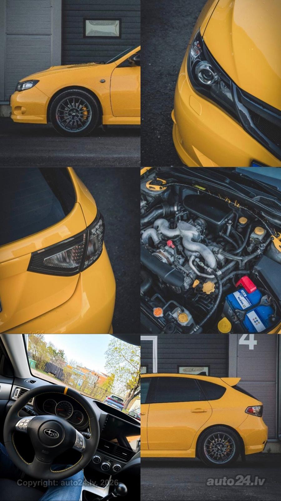 Dzeltens Subaru Impreza 2008 Tallina, ar dzinēja tilpumu 2.00 L un nobraukumu 253 tūkst. km par 9990 €, foto 12 vietnē AUTOMOTO.COM.LV