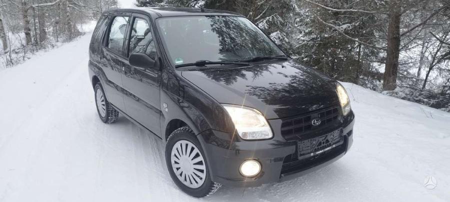 Melns Subaru Justy 2006 Utena, ar dzinēja tilpumu 1.33 L un nobraukumu 206 tūkst. km par 2350 €, foto 1 vietnē AUTOMOTO.COM.LV