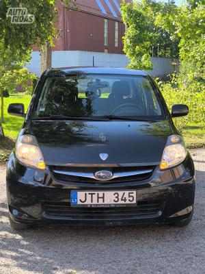 Black Subaru Justy 2007 in Klaipeda, with an engine capacity of 1.00 L and mileage of 202 thousand km for 1299 €, photo  on AUTOMOTO.COM.LV