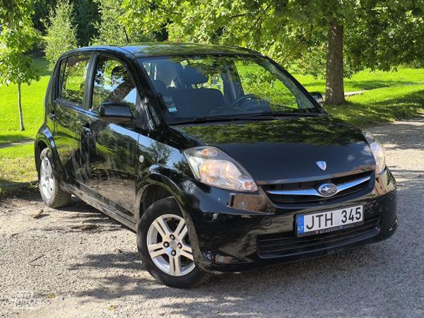 Black Subaru Justy 2007 in Klaipeda, with an engine capacity of 1.00 L and mileage of 202 thousand km for 1299 €, photo 4 on AUTOMOTO.COM.LV