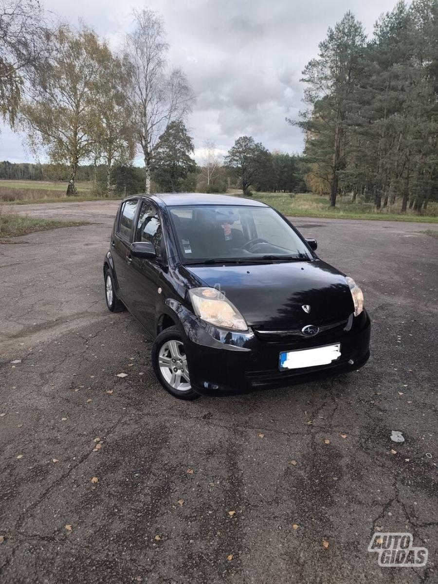 Black Subaru Justy 2009 in Silute, with an engine capacity of 1.00 L and mileage of 210 thousand km for 1650 €, photo 5 on AUTOMOTO.COM.LV