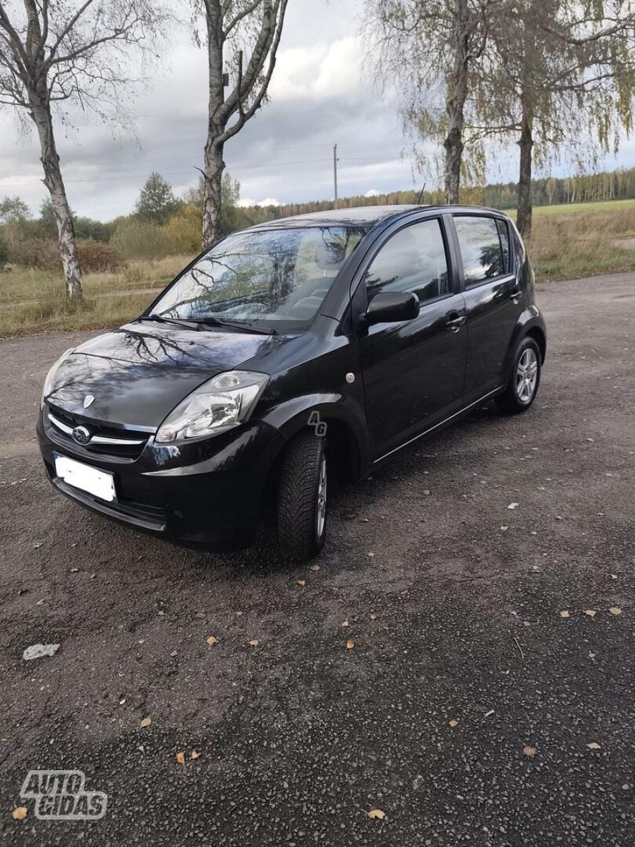 Black Subaru Justy 2009 in Silute, with an engine capacity of 1.00 L and mileage of 210 thousand km for 1650 €, photo 7 on AUTOMOTO.COM.LV