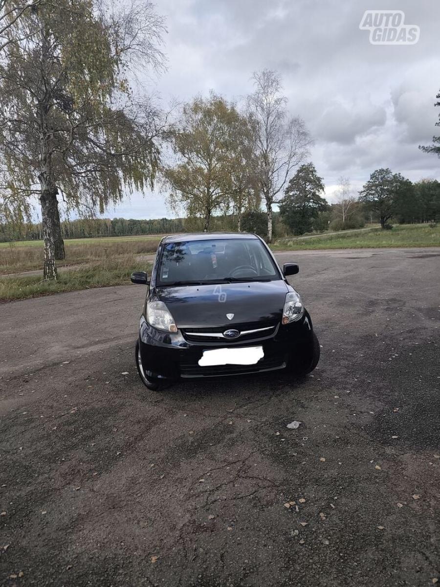 Black Subaru Justy 2009 in Silute, with an engine capacity of 1.00 L and mileage of 210 thousand km for 1650 €, photo 8 on AUTOMOTO.COM.LV