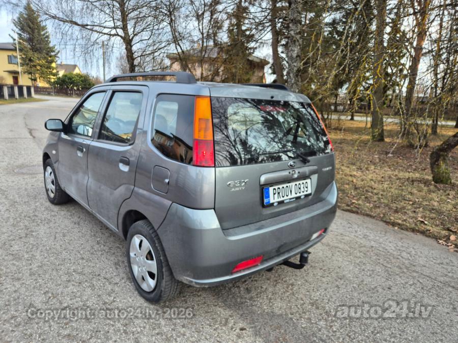 Pelēks Subaru Justy 2007 Tartu, ar dzinēja tilpumu 1.30 L un nobraukumu 104 tūkst. km par 3990 €, foto 2 vietnē AUTOMOTO.COM.LV