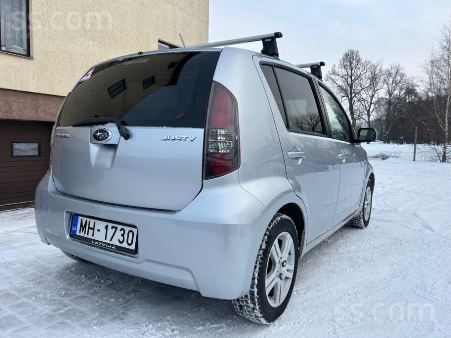 Grey Subaru Justy 2007 in Riga, with an engine capacity of 1.00 L and mileage of 198 thousand km for 1850 €, photo 6 on AUTOMOTO.COM.LV
