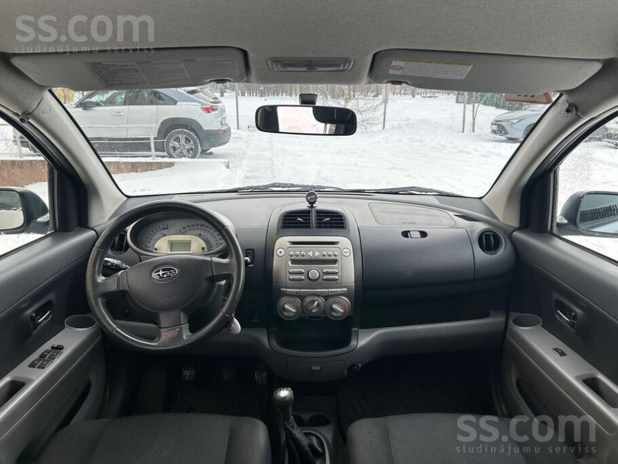 Grey Subaru Justy 2007 in Riga, with an engine capacity of 1.00 L and mileage of 198 thousand km for 1850 €, photo 12 on AUTOMOTO.COM.LV