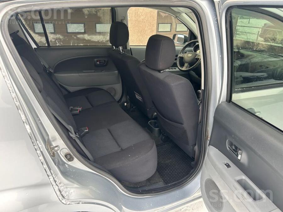 Grey Subaru Justy 2007 in Riga, with an engine capacity of 1.00 L and mileage of 198 thousand km for 1850 €, photo 15 on AUTOMOTO.COM.LV