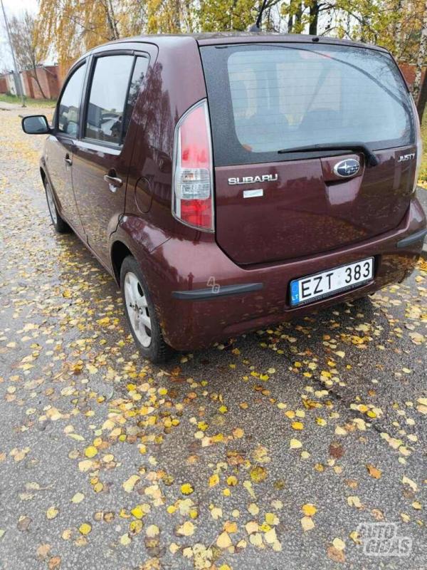 Subaru Justy 2008 in Marijampole, with an engine capacity of 1.00 L and mileage of 153 thousand km for 900 €, photo 6 on AUTOMOTO.COM.LV