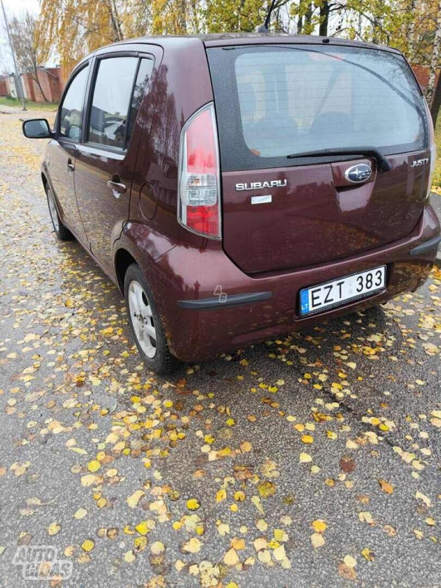 Subaru Justy 2008 in Marijampole, with an engine capacity of 1.00 L and mileage of 153 thousand km for 800 €, photo 6 on AUTOMOTO.COM.LV