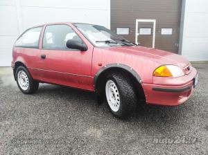 Red Subaru Justy 1999 in Tartu, with an engine capacity of 1.30 L and mileage of 0 thousand km for 4400 €, photo  on AUTOMOTO.COM.LV