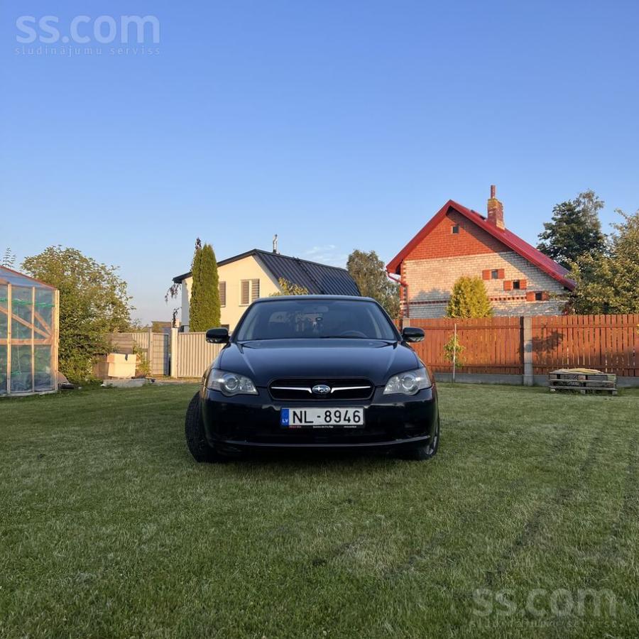 Черный Субару Легаси 2005 в Рига, объемом двигателя 2.50 л и пробегом 285 тыс. км за 1300 €, фото 3 на AUTOMOTO.COM.LV