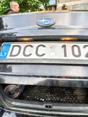 Black Subaru Legacy 2007 in Vilnius, with an engine capacity of 1.99 L and mileage of 178 thousand km for 2200 €, photo 14 on AUTOMOTO.COM.LV