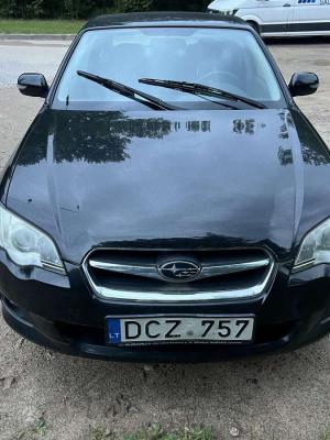 Black Subaru Legacy 2007 in Vilnius, with an engine capacity of 1.99 L and mileage of 231 thousand km for 700 €, photo  on AUTOMOTO.COM.LV