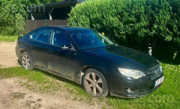 Black Subaru Legacy 2008 in Ogre, with an engine capacity of 2.50 L and mileage of 400 thousand km for 400 €, photo 3 on AUTOMOTO.COM.LV