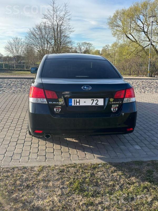 Black Subaru Legacy 2009 in Liepaja, with an engine capacity of 2.00 L and mileage of 344 thousand km for 4000 €, photo 2 on AUTOMOTO.COM.LV