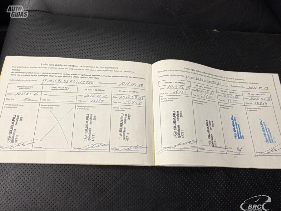 Черный Субару Легаси 2011 в Авиженяй, объемом двигателя 2.50 л и пробегом 226 тыс. км за 5300 €, фото 35 на AUTOMOTO.COM.LV