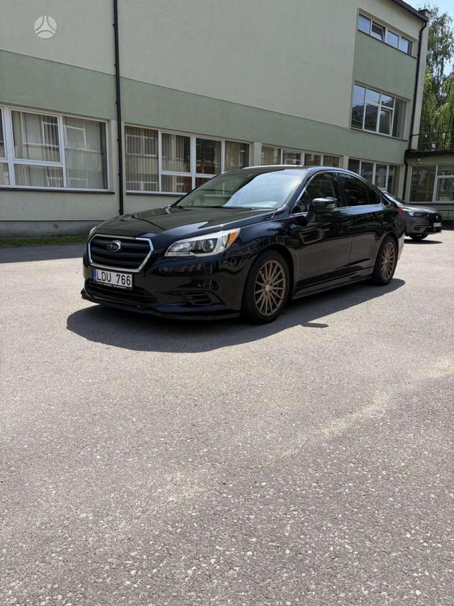 Melns Subaru Legacy 2015 Viļņa, ar dzinēja tilpumu 2.50 L un nobraukumu 235 tūkst. km par 8200 €, foto 1 vietnē AUTOMOTO.COM.LV