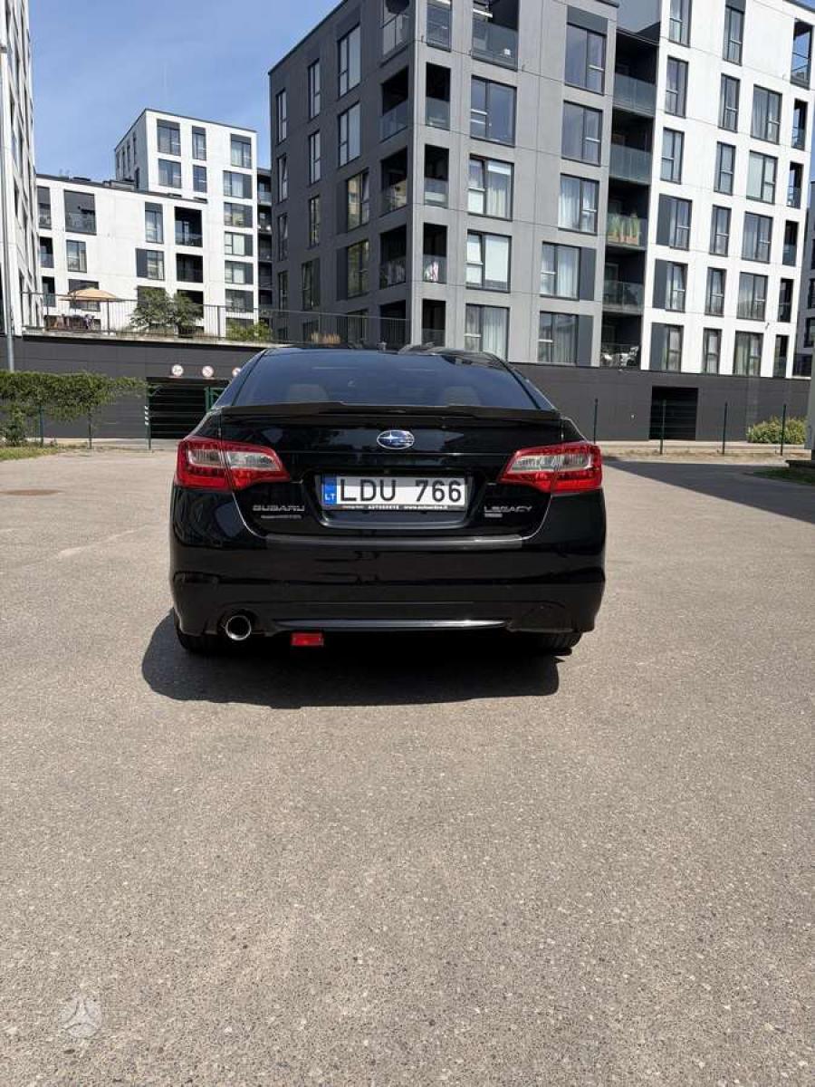 Melns Subaru Legacy 2015 Viļņa, ar dzinēja tilpumu 2.50 L un nobraukumu 235 tūkst. km par 8200 €, foto 5 vietnē AUTOMOTO.COM.LV