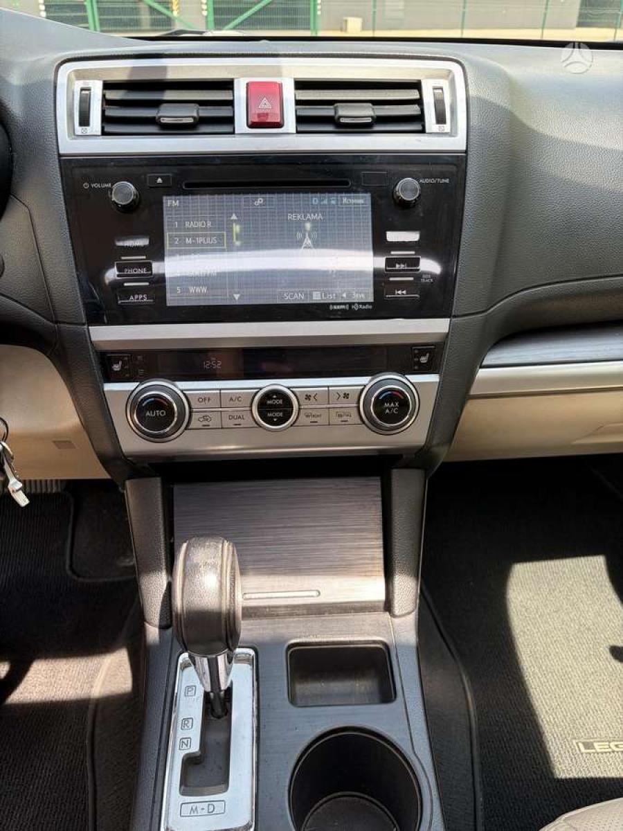 Melns Subaru Legacy 2015 Viļņa, ar dzinēja tilpumu 2.50 L un nobraukumu 235 tūkst. km par 8200 €, foto 12 vietnē AUTOMOTO.COM.LV