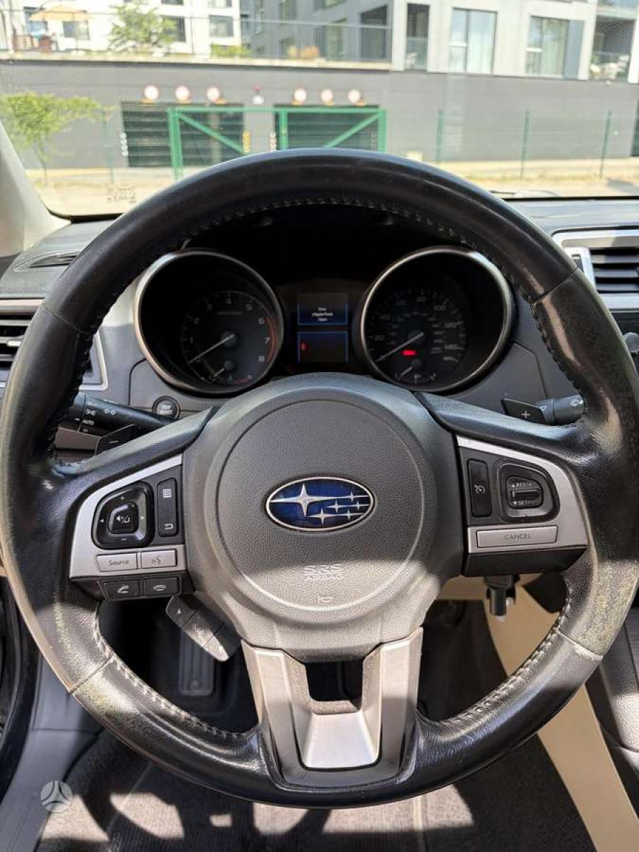 Melns Subaru Legacy 2015 Viļņa, ar dzinēja tilpumu 2.50 L un nobraukumu 235 tūkst. km par 8200 €, foto 13 vietnē AUTOMOTO.COM.LV